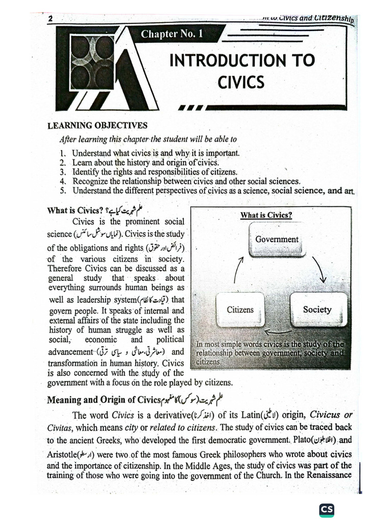 Introduction To Civic and Citizenship | PDF
