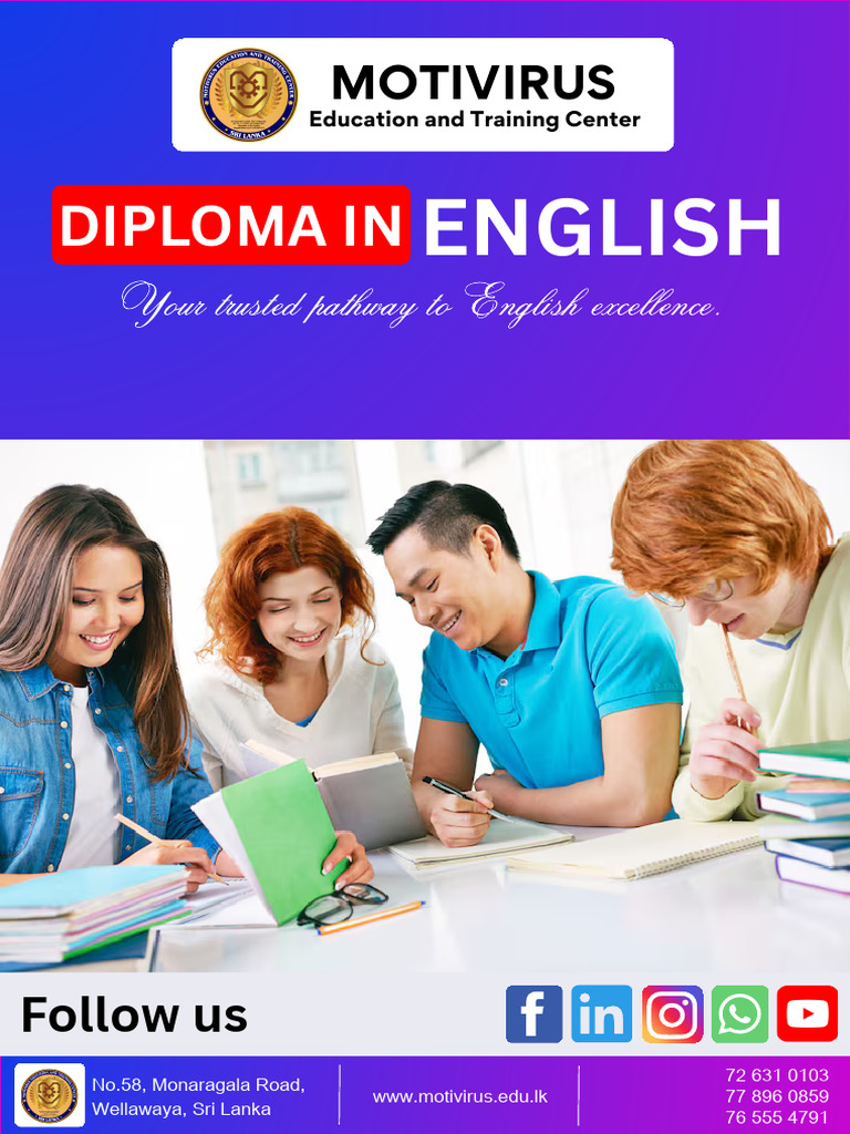 English Diploma at Motivirus Institute | PDF | Learning | Intelligence