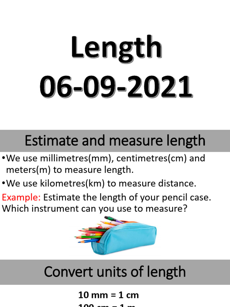 Length Measurement and Conversion Guide | PDF