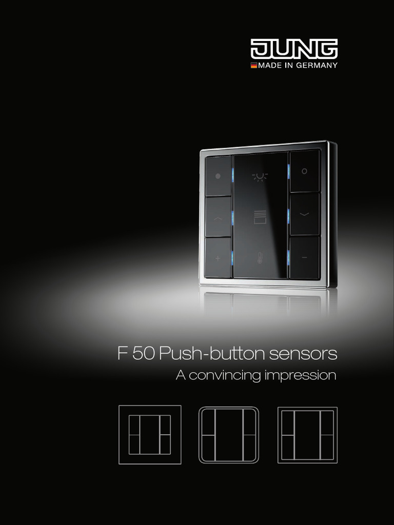 10.JUNG F50 KNX Push-Button Sensors 2014 | PDF | Light Emitting Diode ...