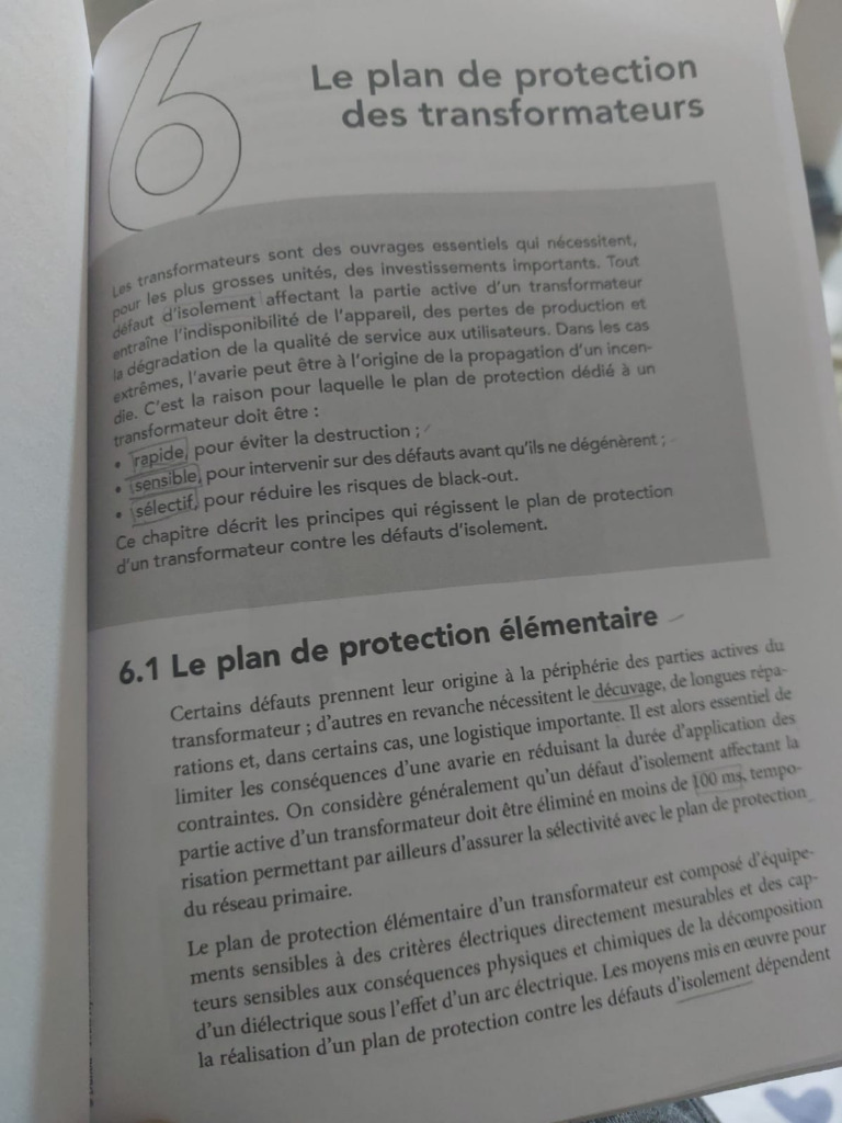 Le Plan de Protection Des Transformateurs | PDF
