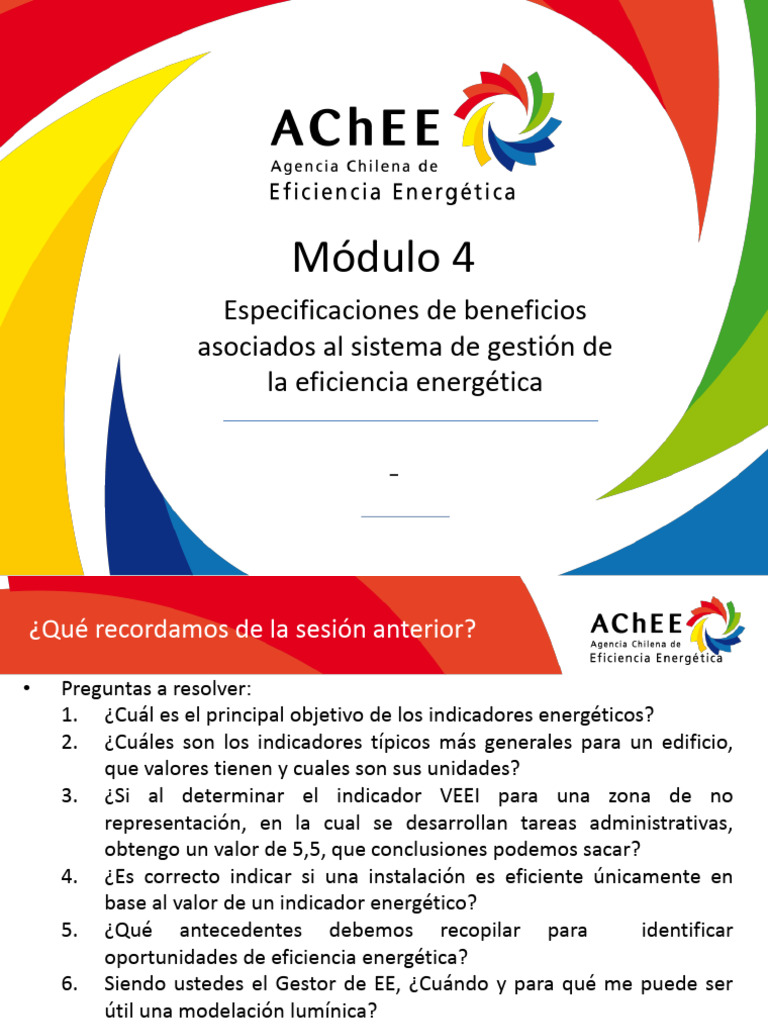 MÓDULO 4 | PDF | Uso eficiente de energía | Tasa interna de retorno