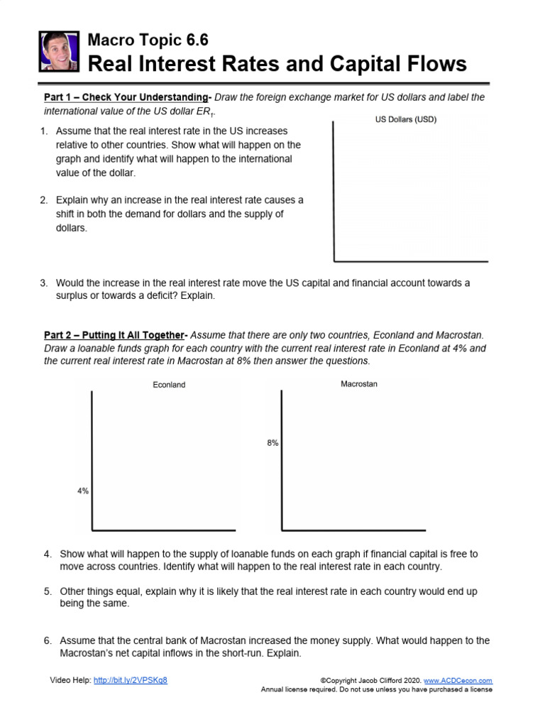 Macro Topic 6.6 Real Interest Rates and Capital Flows.pdf | PDF ...
