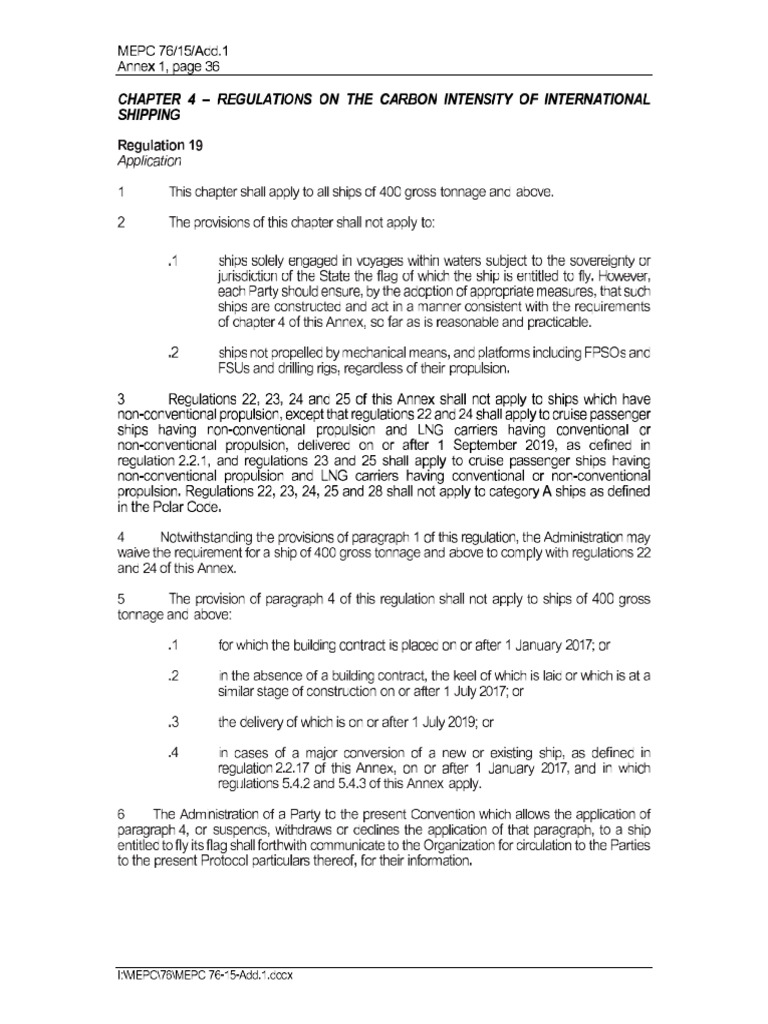 Chapter 4 of Annex 6 | PDF
