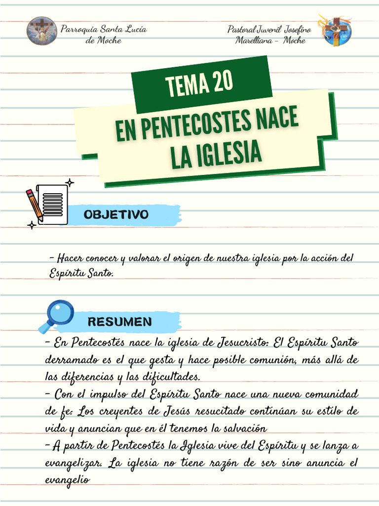 Mi Confirmación 20 | PDF | Pentecostés | Iglesia cristiana