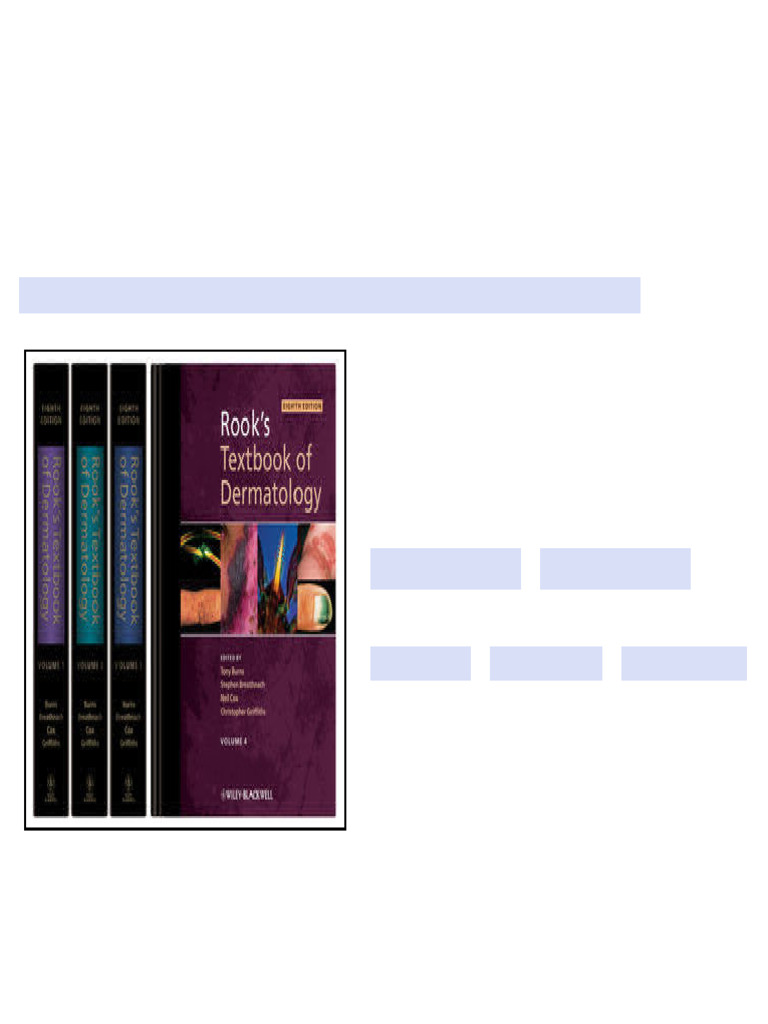 Rook s Textbook of Dermatology Eighth Edition Tony Burns - ebook and ...