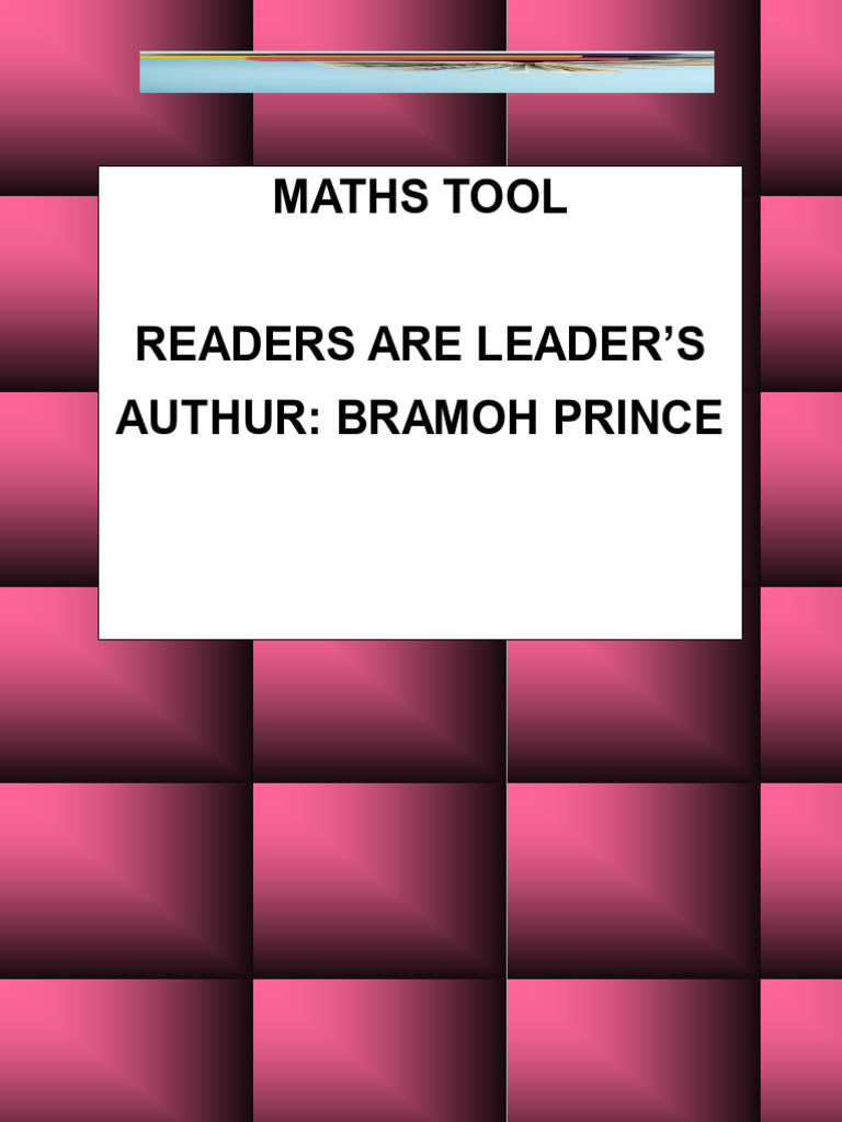Uncle Prince Maths | PDF | Area | Mathematics