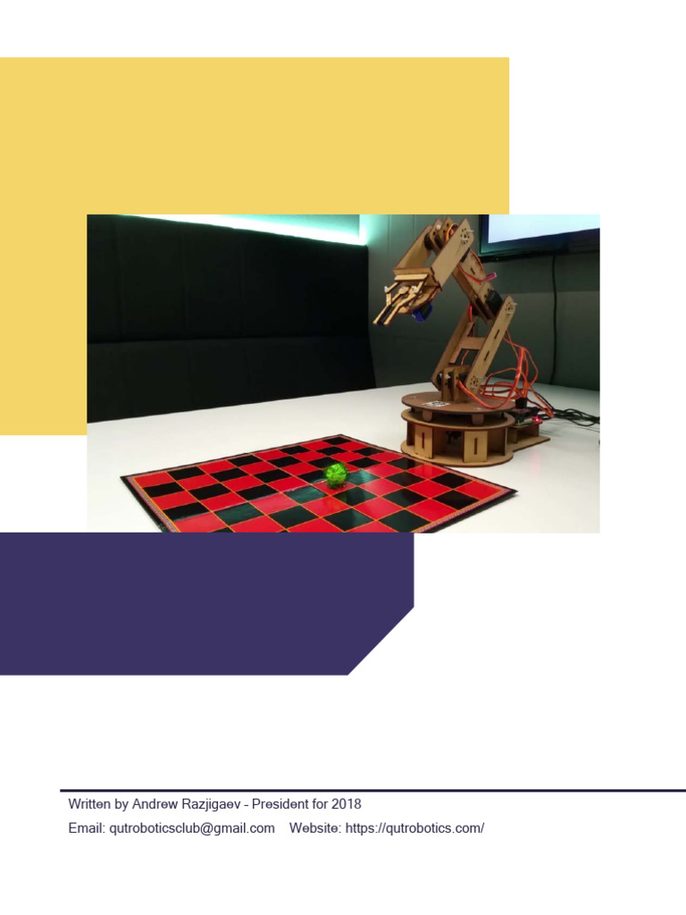 QUT Robotics Club: Robot Arm Guide | PDF | Rotation | Cartesian ...