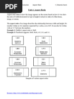 Aspect Ratio Resolution Cheat Sheet | PDF | Display Resolution | Multimedia