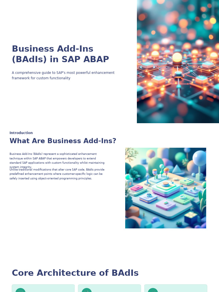 SAP ABAP Business Add-Ins Guide | PDF | Class (Computer Programming ...