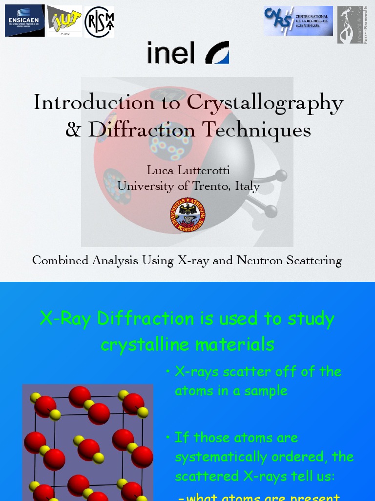 Introduction Crystallography | Crystal Structure | X Ray Crystallography