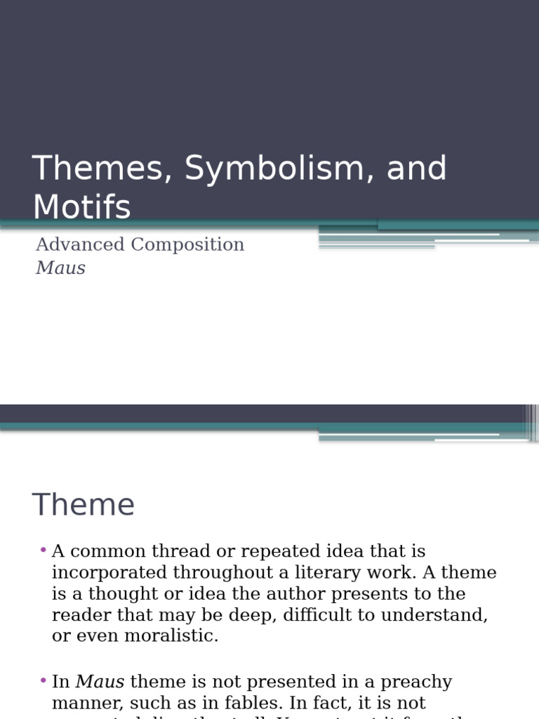 Themes, Symbolism, and Motifs: Advanced Composition | PDF