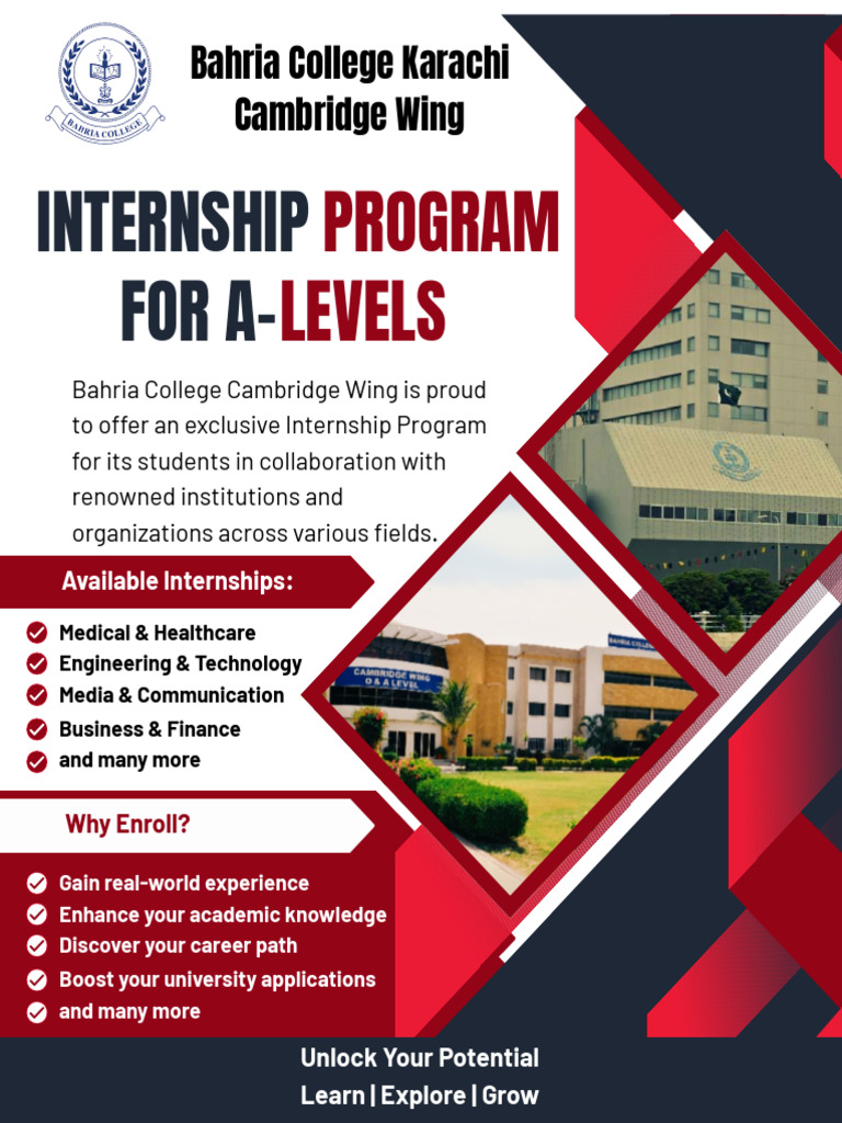 Red and White Modern Internship Program Instagram Post | PDF