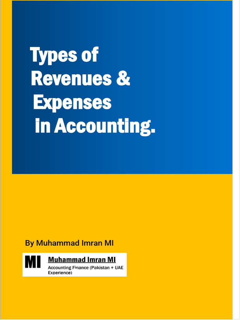 Types of Revenues and Expenses Explained | PDF | Revenue ...
