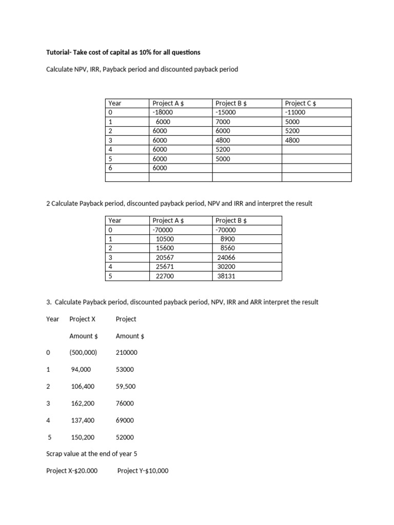 Tutorial Week | PDF