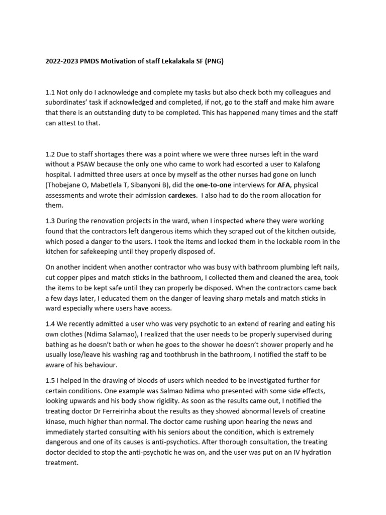 Staff Motivation and Management Insights | PDF