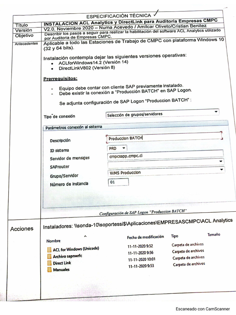 Instalación ACL Analytics y Direct Link Para Auditoria | PDF