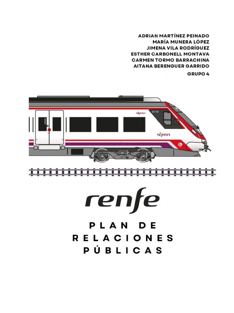 Plan de RR - PP de RENFE - Documento Final | PDF