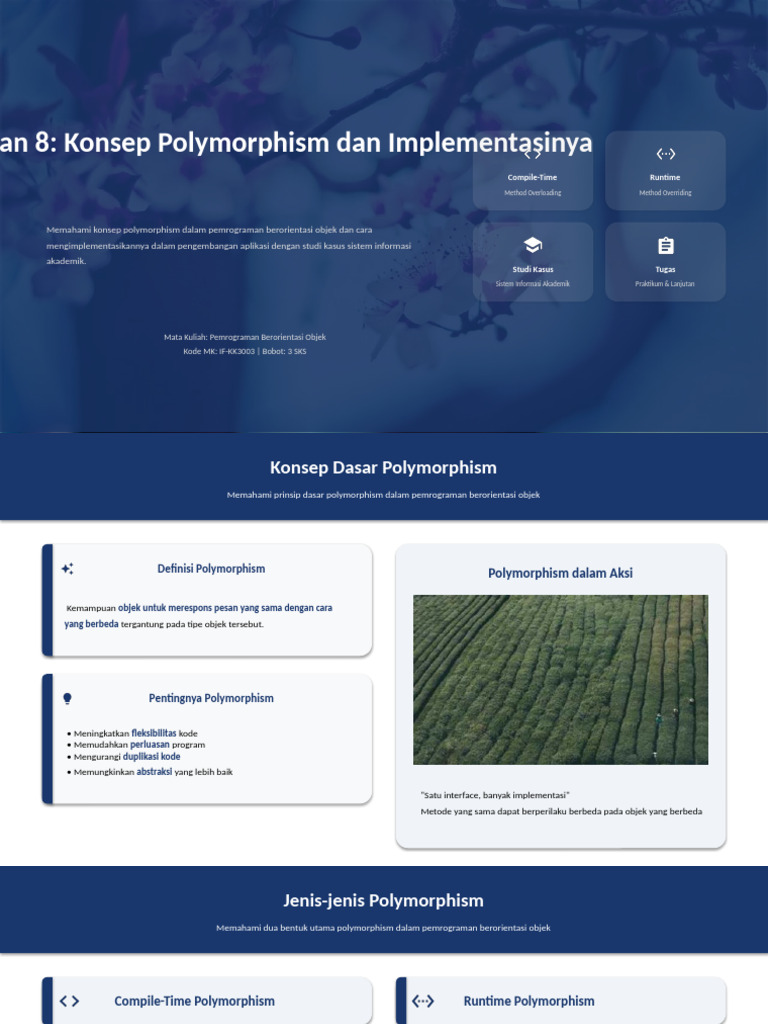 Polymorphism dalam Pemrograman OOP | PDF