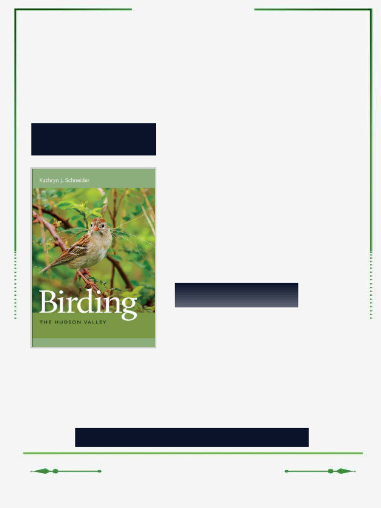 Birding the Hudson Valley 1st Edition Kathryn J. Schneider eBook ...