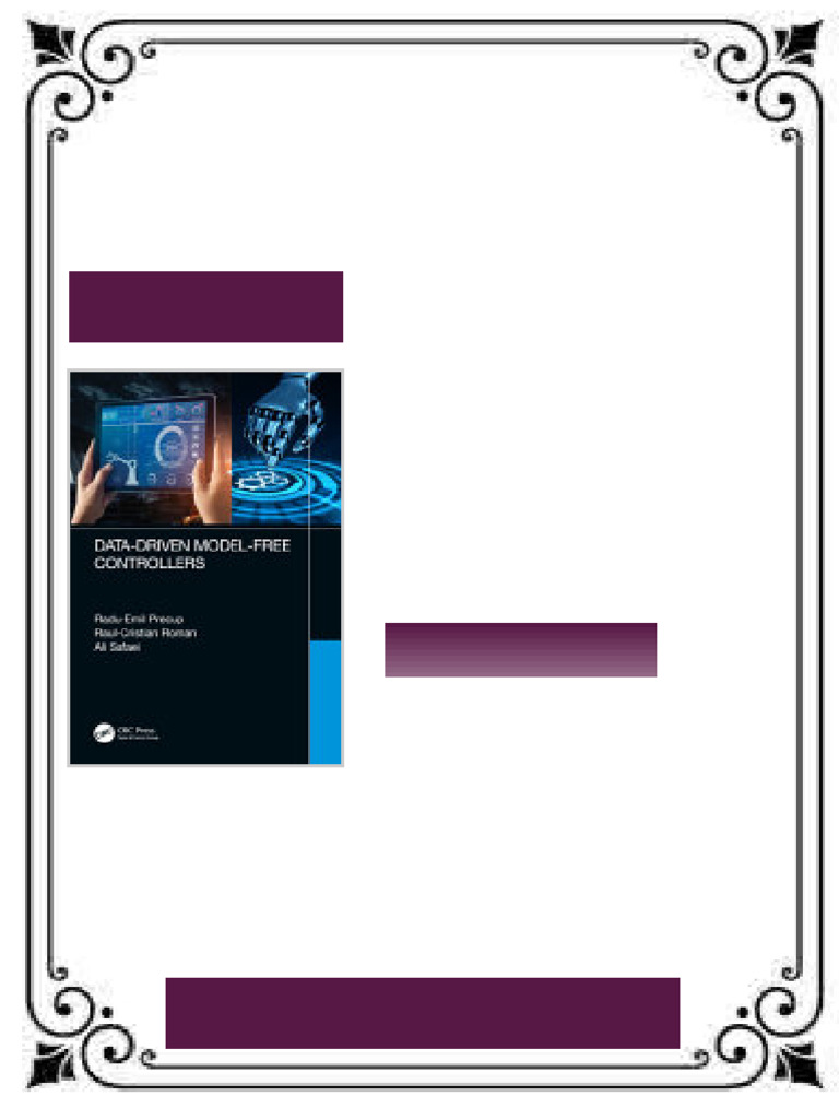 Data-Driven Model-Free Controllers 1st Edition Precup eBook pro-grade ...