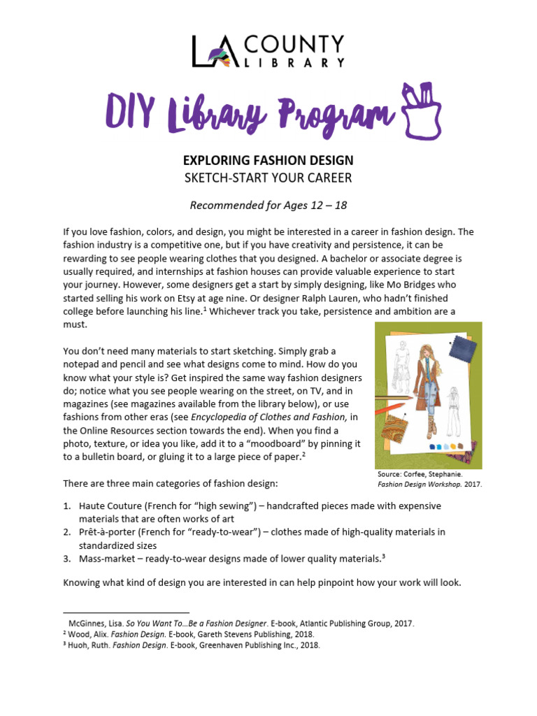 Fashion Design Career Guide for Teens | PDF | Fashion Design | Fashion