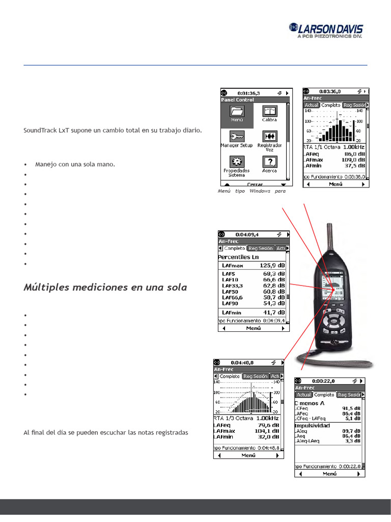 Larson Davis Lxt1 | PDF | Ingenieria Eléctrica | Electrónica