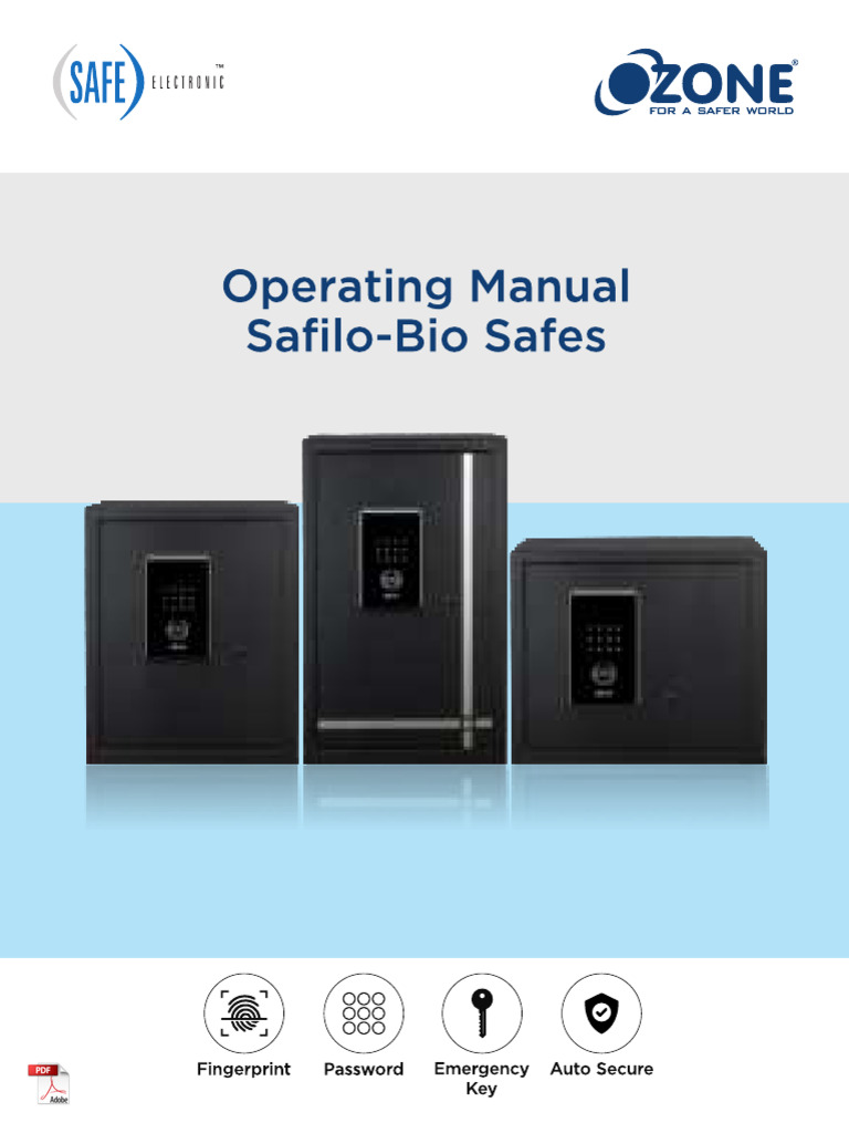 Ozone Digital Safe User Guide | PDF