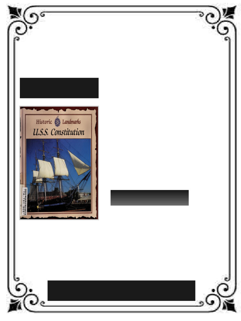 Historic Landmarks The U S S Constitution 1st Edition Jason Cooper ...
