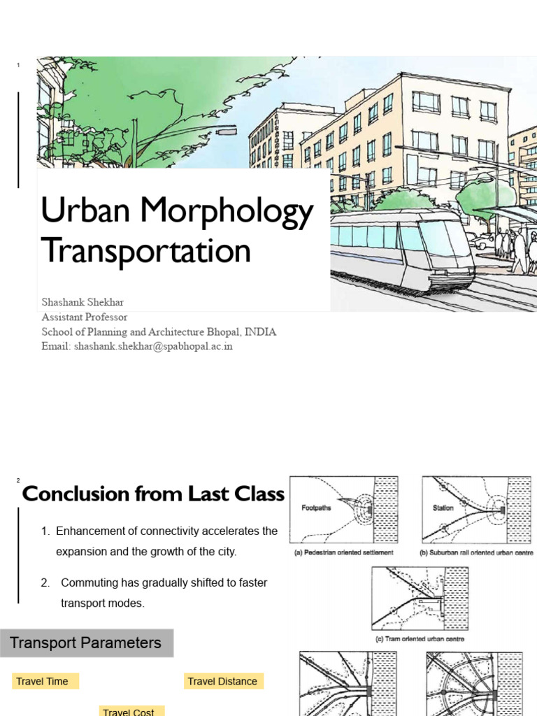Lec 2 Urban structure, urbanization and recent transport issues | PDF ...