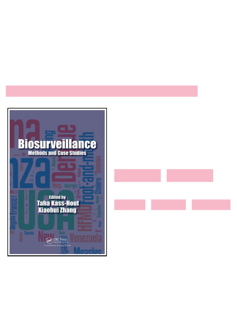 Biosurveillance Methods and Case Studies 1st Edition Taha Kass-Hout ...