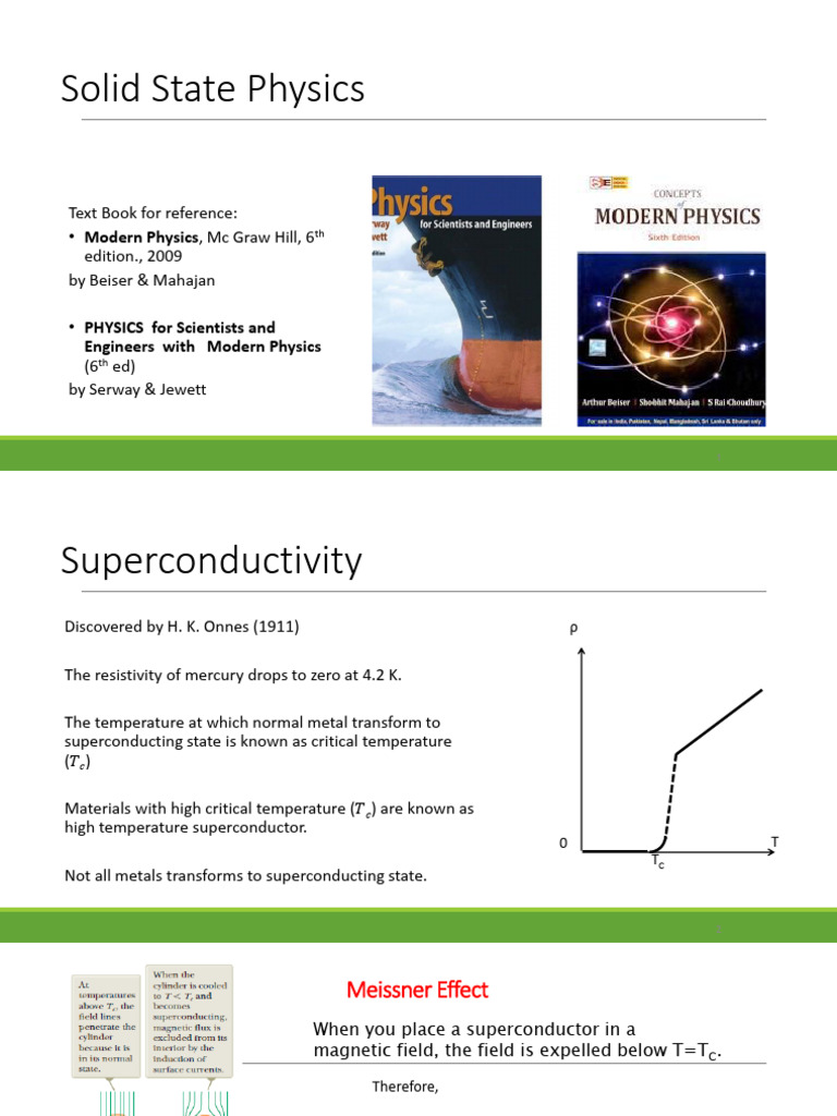 8 Solid State Physics Superconductivity New | PDF | Superconductivity ...