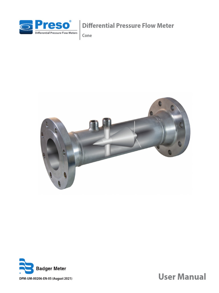 DPM-UM-00206-En Differential Pressure Flow Meter - Gemini Cone Manual ...
