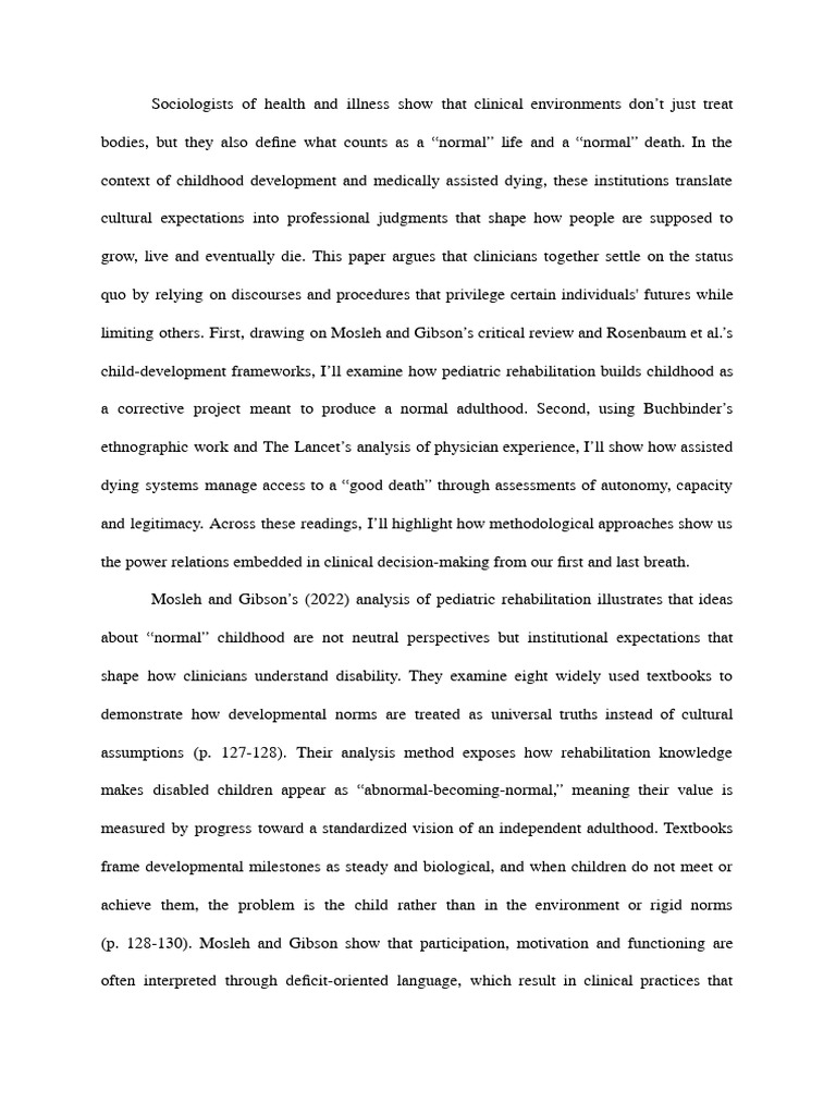 Clinical Norms in Life and Death Decisions | PDF | Child Development ...