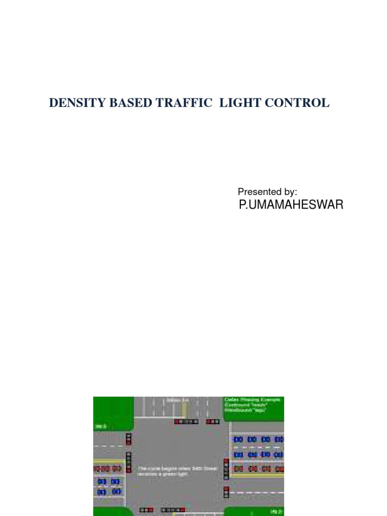 Density Based Traffic Light Control System | PDF | Light Emitting Diode ...