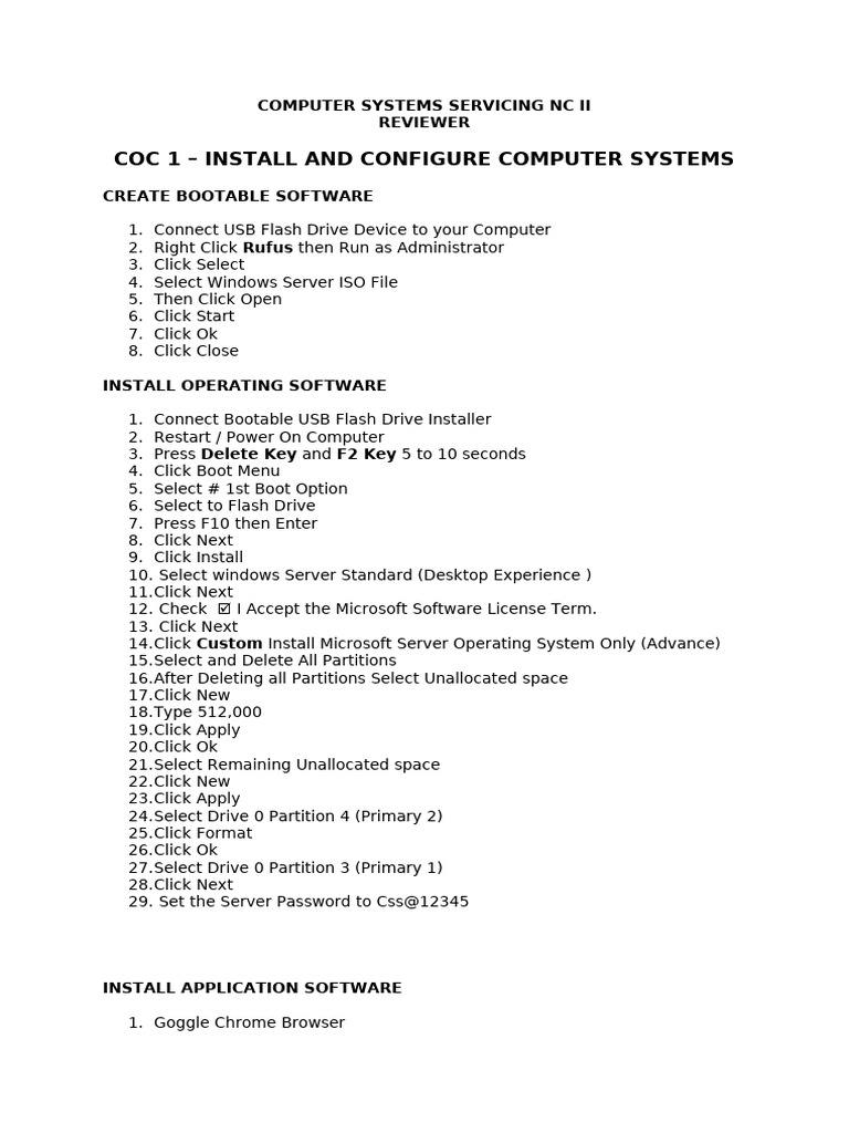 Computer Systems Servicing NC II Guide | PDF