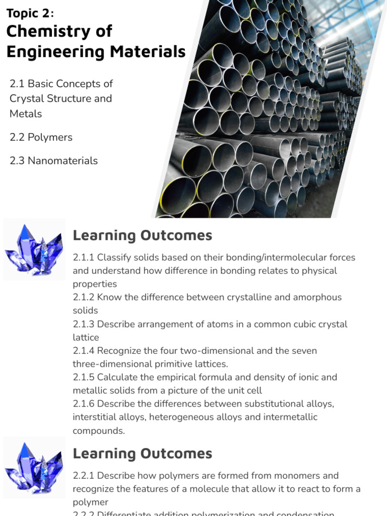 Topic 2.0_Chemistry of Engineering Materials | PDF | Ion | Chemical Bond