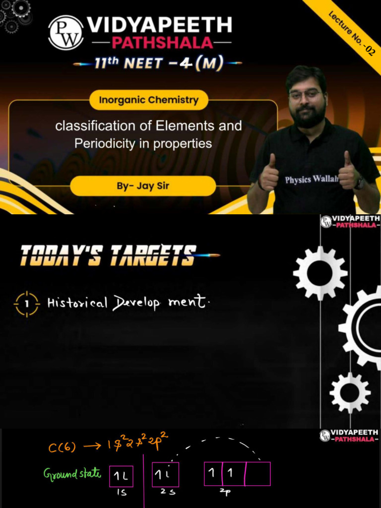 Classification of Elements and Periodicity in Properties -02 Class ...
