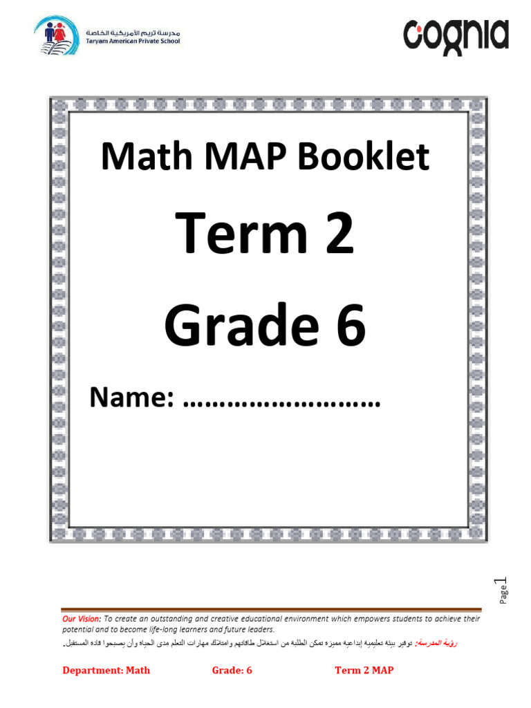 Gr.6 - MAP Practice T2 Booklet | PDF