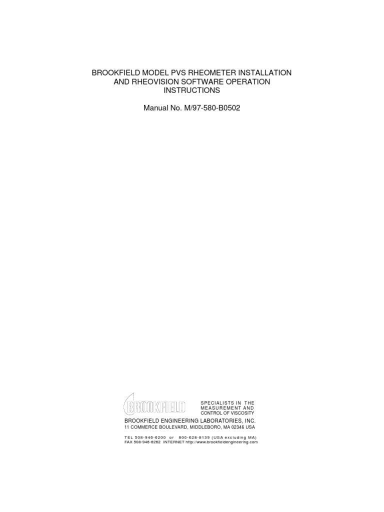 PVS Manual | PDF | Electric Motor | Electrical Connector