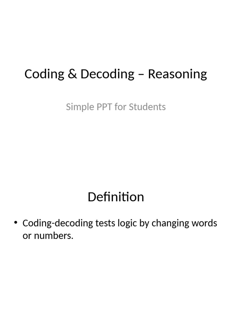 Coding_&_Decoding___Reasoning | PDF