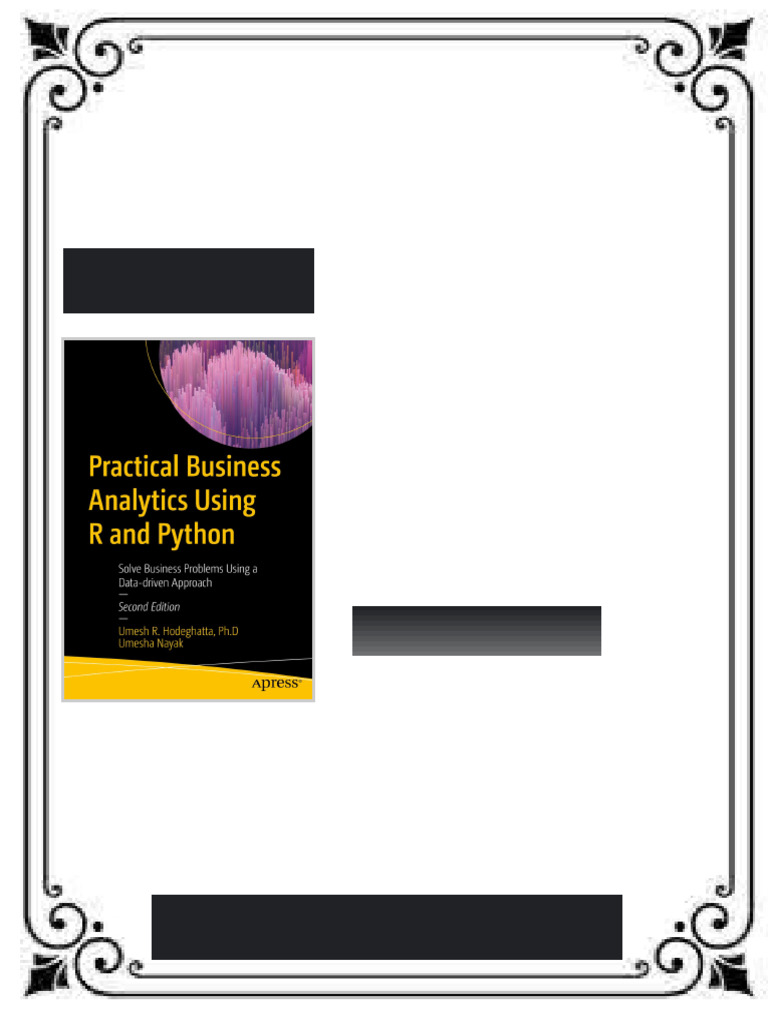 Practical Business Analytics Using R and Python 2nd Edition Umesh R. Hodeghatta ebook updated ...