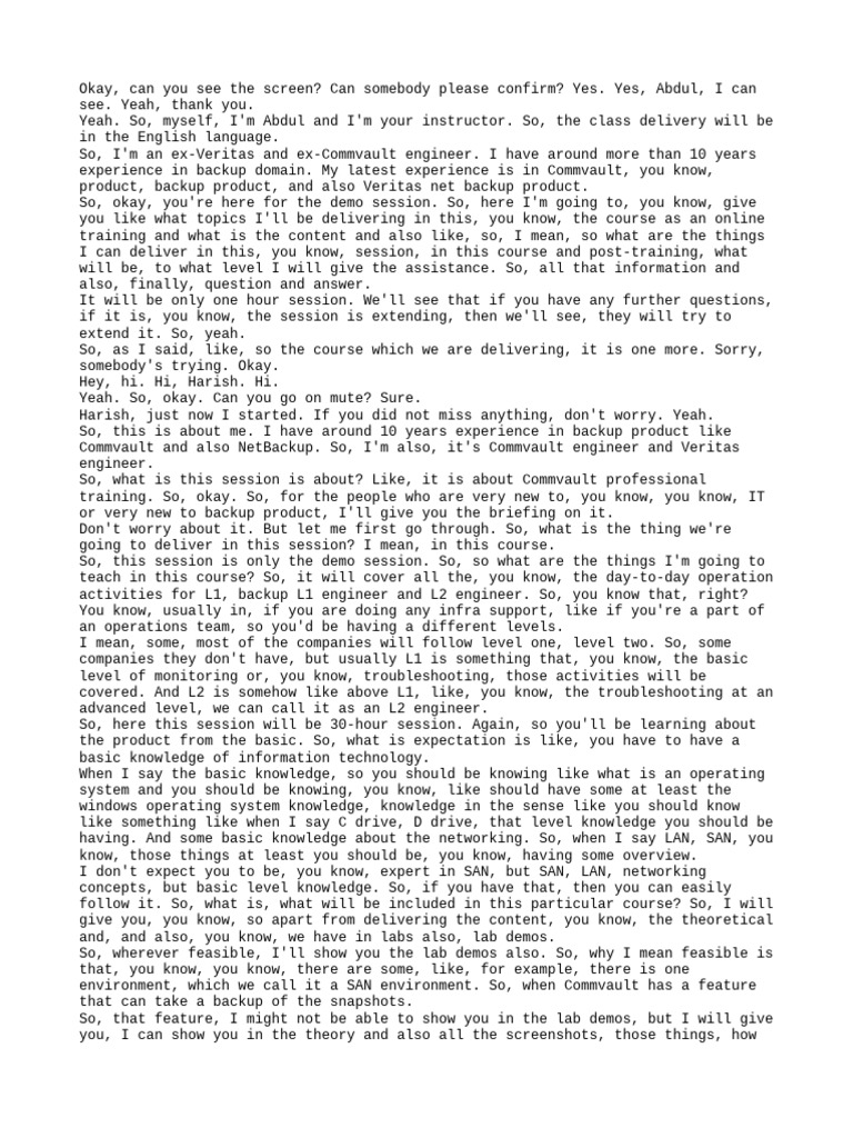 1.cvdemo | PDF | Hyper V | Backup