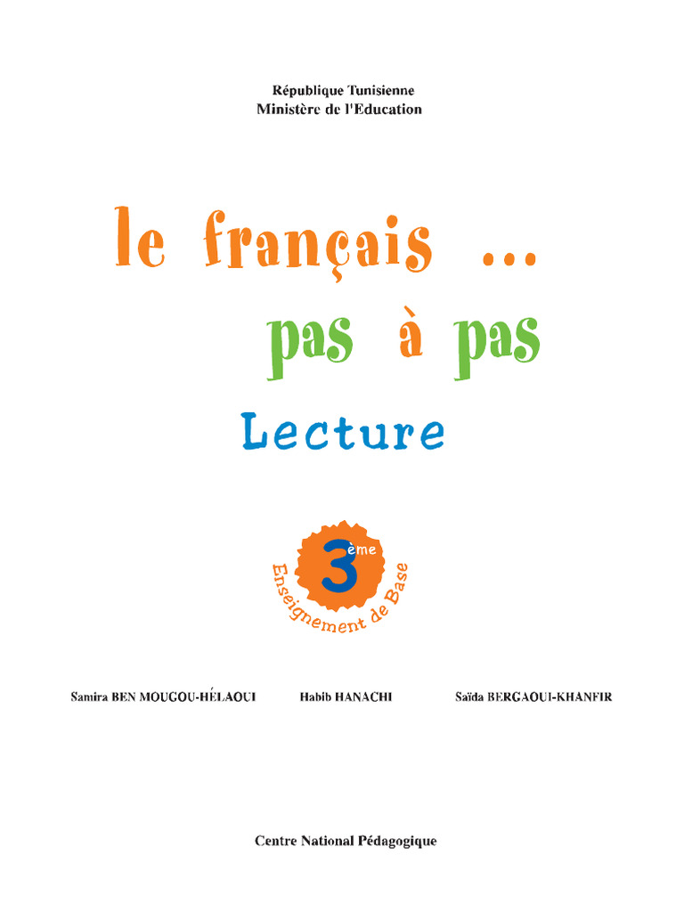 Apprendre à lire et écrire en français | PDF
