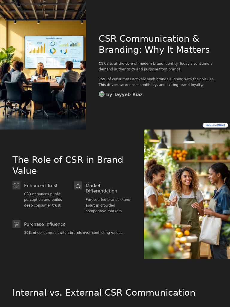 CSR's Impact on Brand Loyalty | PDF | Corporate Social Responsibility ...