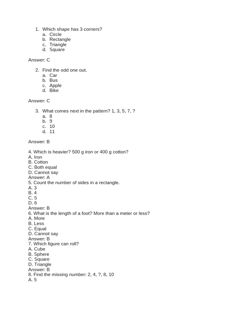 Logical Reasoning | PDF | Shape | Rectangle