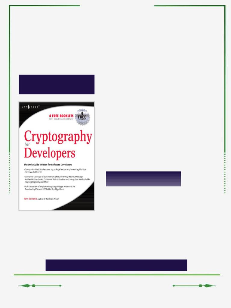 Cryptography and Network Security 4th Edition Tom St Denis ebook ...