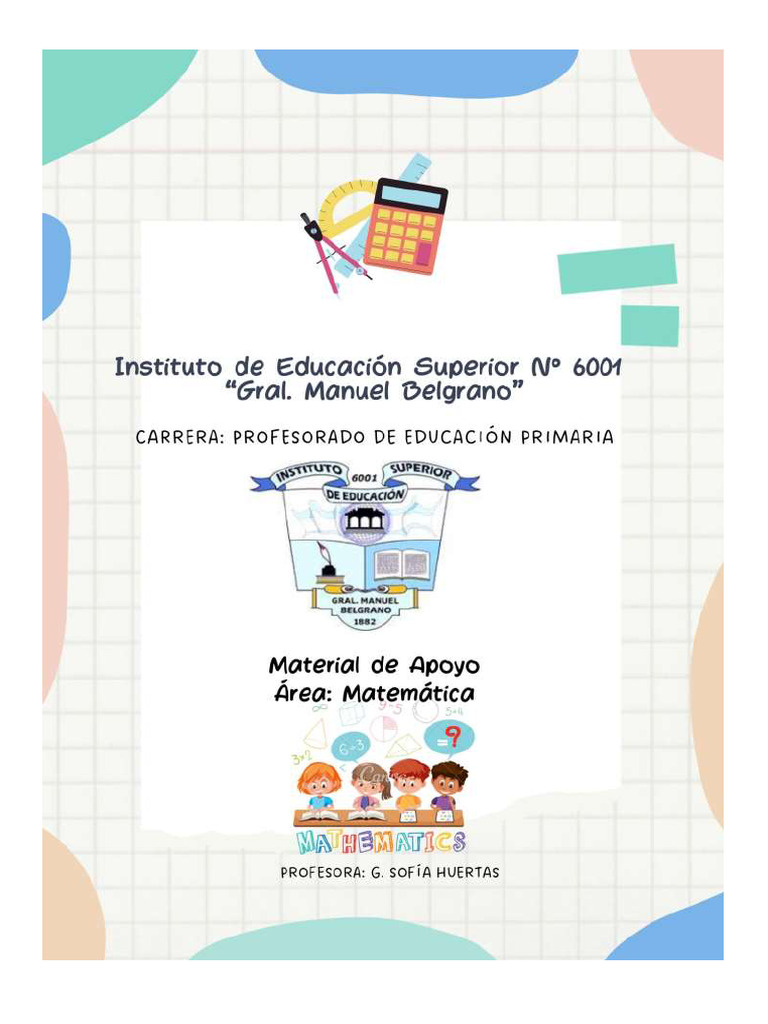 Cartilla Matem-2026 | PDF | División (Matemáticas) | Número natural