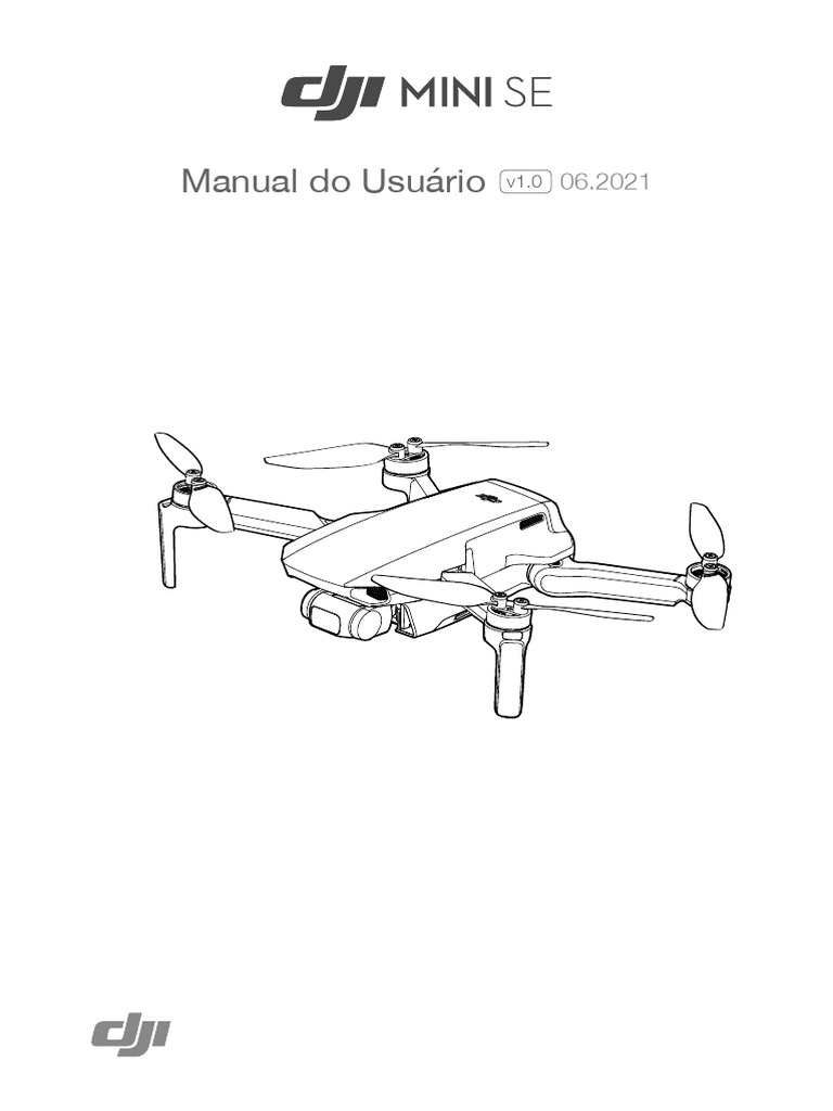 Manual DJI MINI SE Portugues | PDF | Voo | Aeronave