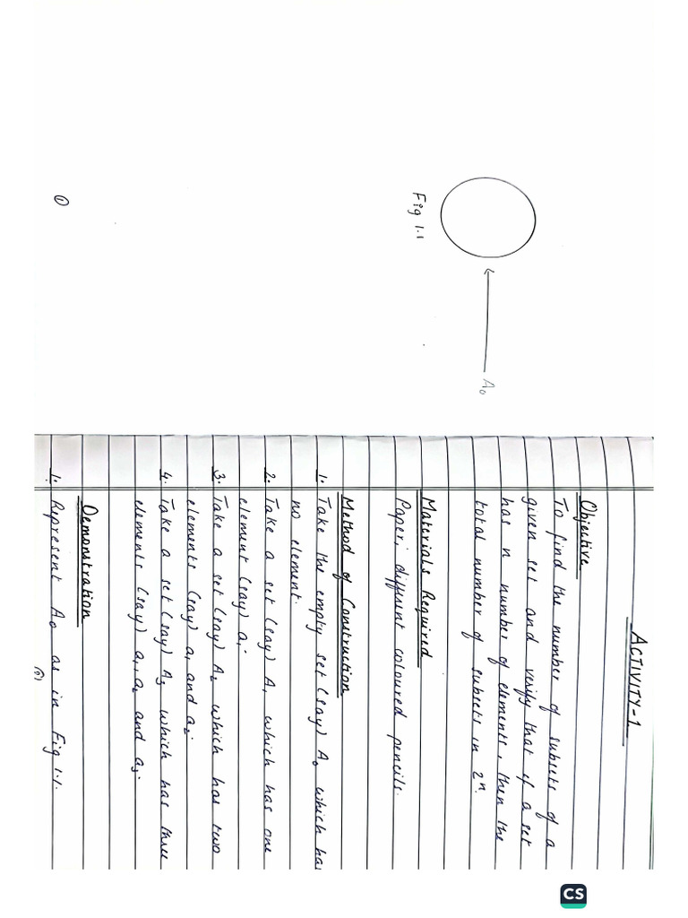 Grade XI-Math-Record Book Activities | PDF